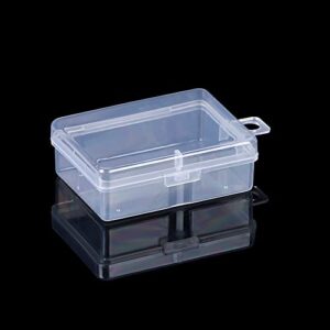 maxgoods storage box square clear craft bead holder 12 styles plastic home organization pill storage supply(5)