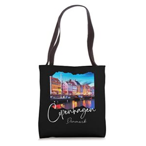 copenhagen denmark tote bag