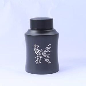 6 Inchs Medium Urn for Ashes, Aluminium Small Urn, Cremation Ash Urn, Ashes Holder, Small urn for Family & Loved Ones