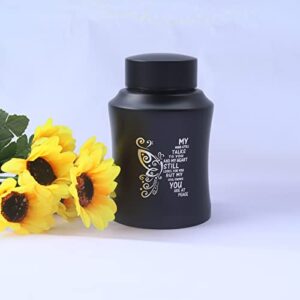 6 Inchs Medium Urn for Ashes, Aluminium Small Urn, Cremation Ash Urn, Ashes Holder, Small urn for Family & Loved Ones