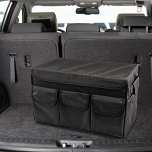 VIBY Car Duffle Bag Multiple Storage Compartments Car Trunk Organizer Container Foldable Car Trunk Extra Storage Space Box