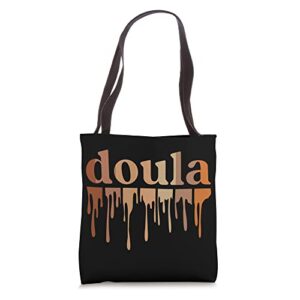 black doula african american postpartum doula tote bag