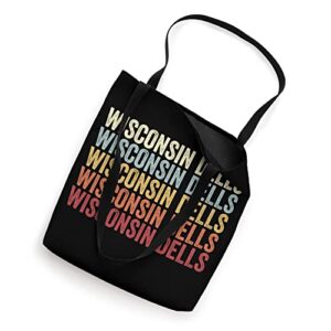 Wisconsin Dells Wisconsin Wisconsin Dells WI Retro Vintage Tote Bag