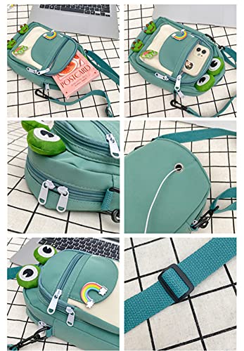 Crossbody Bags for Women Cute Cell Phone Purse Tote Bag Hobo Bag Small Frog Bag Satchel Bag Cow Shoulder Bag Handbag 2023