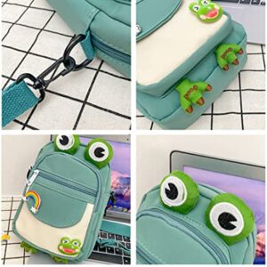 Crossbody Bags for Women Cute Cell Phone Purse Tote Bag Hobo Bag Small Frog Bag Satchel Bag Cow Shoulder Bag Handbag 2023