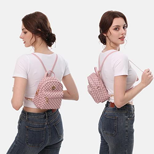 HIYOLALA Mini Backpack for Girls Convertible Small Backpack Purse for Women