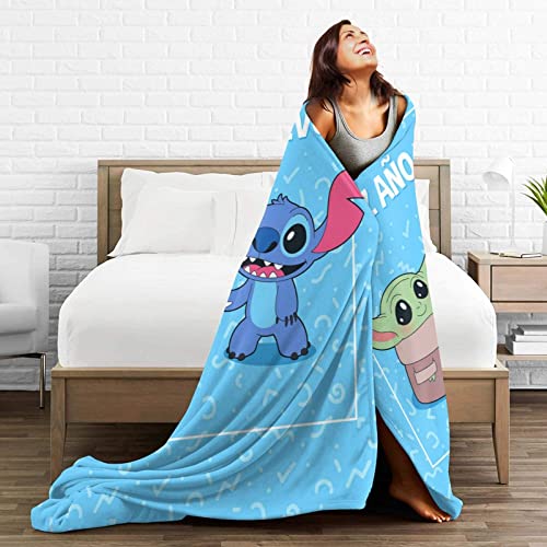 Cartoon Blanket Ultra Soft Flannel Throw Blankets for Travelling Living Room Couch Sofa Bedroom Decor Giftsa 50"x40"