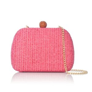 womens straw clutch bag modern evening bag for special date and beach crossbody bag