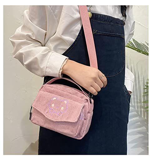 Crossbody Bags for Women Corduroy Hobo Bag Small Cell Phone Purse Cute Tote Bags Satchel Bag Shoulder Bag Handbag 2023