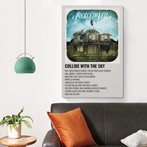 BMXRX Pierce The Veil - Collide with The Sky Canvas Posters Wall Art Bedroom Office Room Decor Gift Unframe-style12x18inch(30x45cm)