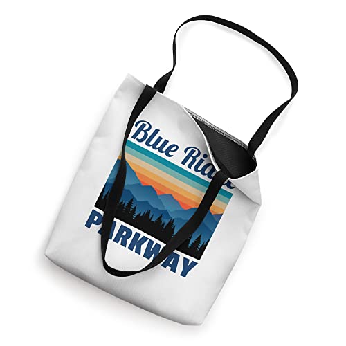 Blue Ridge Parkway Retro Sunset Tote Bag