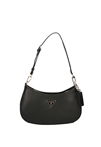 GUESS Noelle Top Zip Shoulder Bag Black One Size