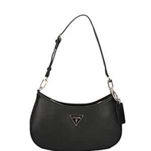 GUESS Noelle Top Zip Shoulder Bag Black One Size