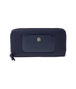 tommy hilfiger millie ii zip around wallet tommy navy one size