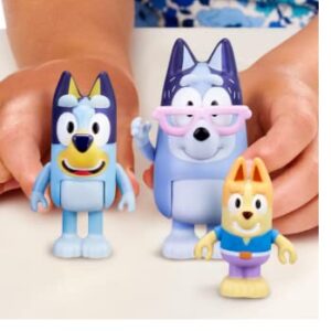 Bluey 2pck Figures, Nana, Bluey & Bartleby