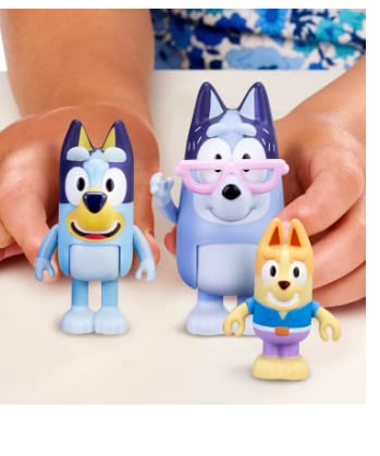 Bluey 2pck Figures, Nana, Bluey & Bartleby