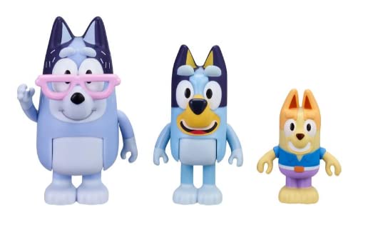 Bluey 2pck Figures, Nana, Bluey & Bartleby