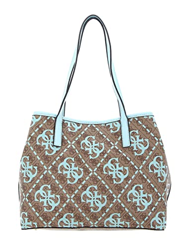 GUESS Bag, Latte Logo/Ice Blue