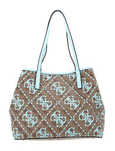 GUESS Bag, Latte Logo/Ice Blue