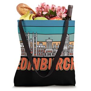 Edinburgh Skyline Scotland Souvenir Scottish Tourist Tote Bag