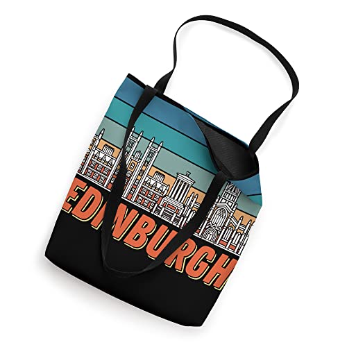 Edinburgh Skyline Scotland Souvenir Scottish Tourist Tote Bag