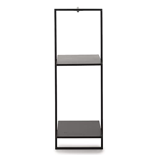 The Lakeside Collection Wall Shelf - Modern Display Shelf for Plants or Trophies - Double