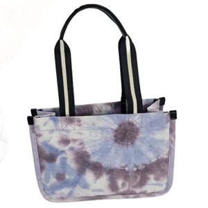 Marc Jacobs H013M06PF22 Languid Lavender Purple/Blue/White Multicolor Women's Medium Tote Bag