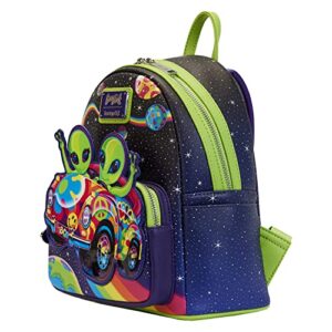 Loungefly Lisa Frank Cosmic Alien Ride Glow Mini Backpack