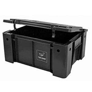 Front Runner Wolf Pack Stackable Home Storage Boxes, Impact-Resistant, Great for Storing Emergency Supply Storage, Seasonal Gear and other Household Items (Black) Capacity/Size (Single, Wolf Pack)