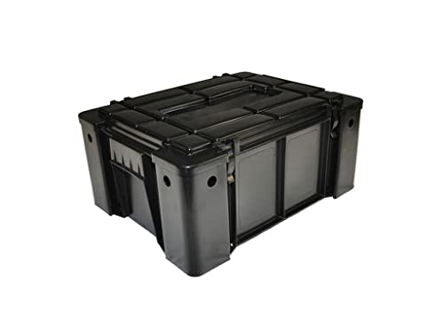 Front Runner Wolf Pack Stackable Home Storage Boxes, Impact-Resistant, Great for Storing Emergency Supply Storage, Seasonal Gear and other Household Items (Black) Capacity/Size (Single, Wolf Pack)