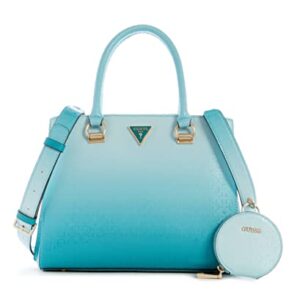 GUESS Alexie Girlfriend Satchel, Aqua Multi Ombre