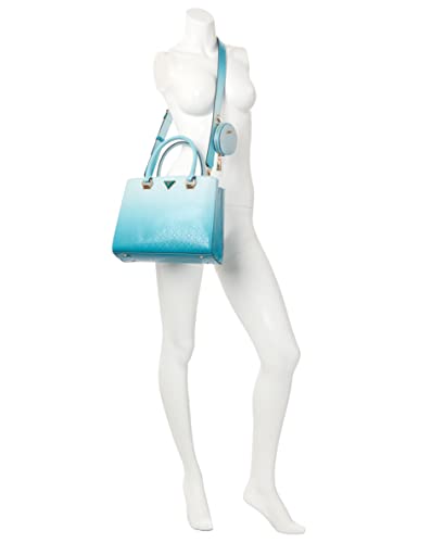 GUESS Alexie Girlfriend Satchel, Aqua Multi Ombre