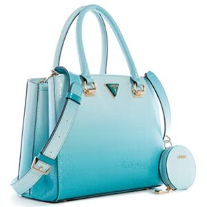 GUESS Alexie Girlfriend Satchel, Aqua Multi Ombre