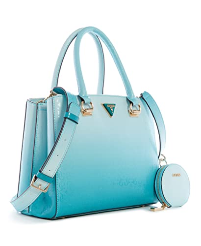 GUESS Alexie Girlfriend Satchel, Aqua Multi Ombre