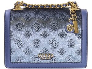 guess abey convertible crossbody flap, slate