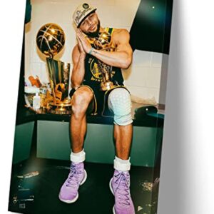 Stephen Curry Poster Basketball Stars Poster Canvas Wall Art Decor Living Room