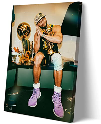 Stephen Curry Poster Basketball Stars Poster Canvas Wall Art Decor Living Room