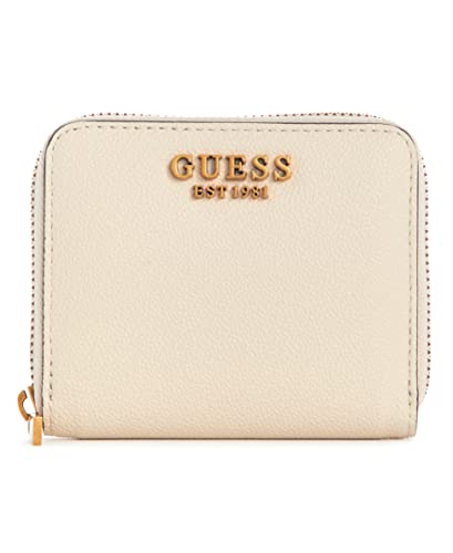 GUESS Laurel Small Zip Around Wallet, Stone