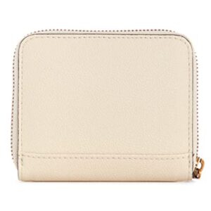 GUESS Laurel Small Zip Around Wallet, Stone