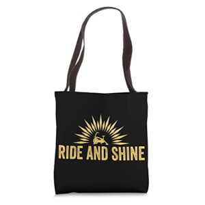 Ride And Shine - Spin Tote Bag