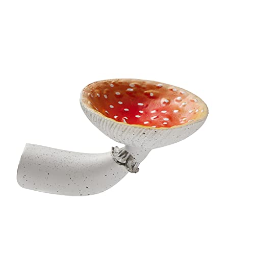 BINPURE Mushroom Hanging Shelf Wall Floating Decor Shelves for Bedroom, Living Room, Bathroom and More (5", Mushroom)