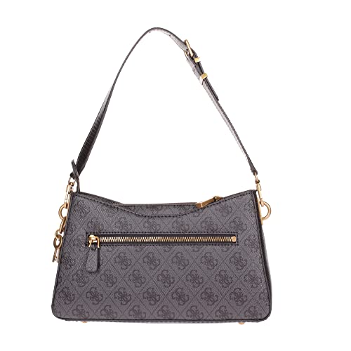 GUESS Ginevra Elite Shoulder Bag, Coal Logo