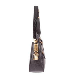 GUESS Ginevra Elite Shoulder Bag, Coal Logo