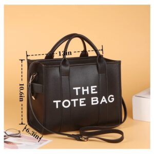 IMPRINTNATION The Tote Bag for Women.PU Leather Handbag with Shoulder Strap and Zipper Closure