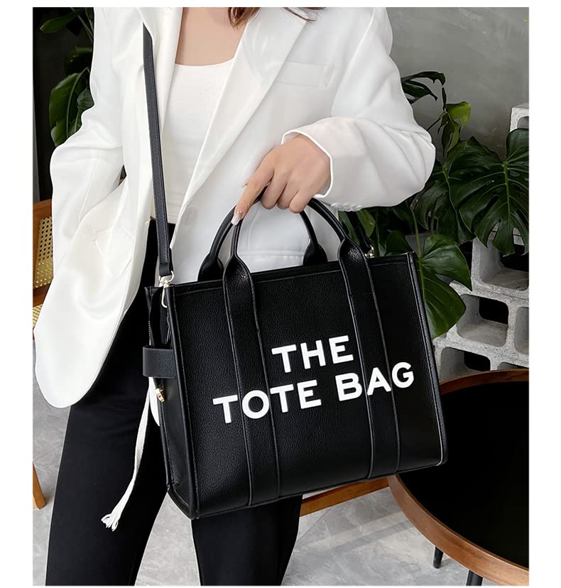 IMPRINTNATION The Tote Bag for Women.PU Leather Handbag with Shoulder Strap and Zipper Closure