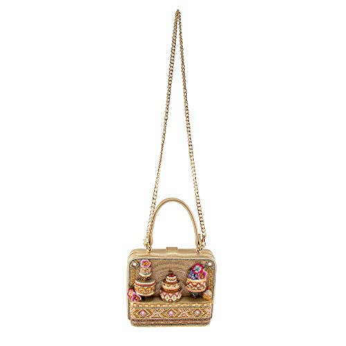 Mary Frances Sugar on Top Beaded Cake Shop Top Handle Handbag, Multi