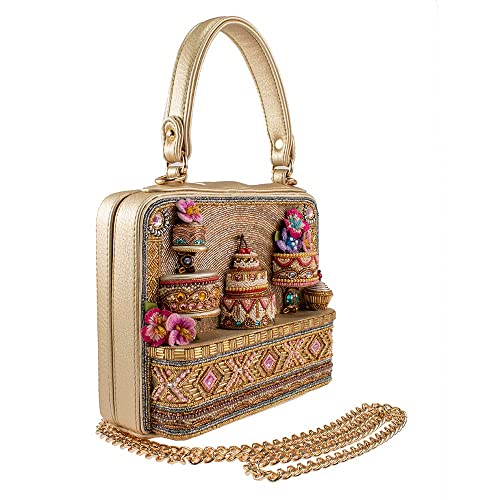 Mary Frances Sugar on Top Beaded Cake Shop Top Handle Handbag, Multi