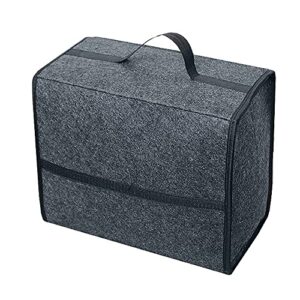 BIENKA Car Storage Bag Trunk Organizer Box Felt Cloth Storage Box Auto Cargo Container Bags Multi-Pocket Tidying Bags Car Accessories Boxes