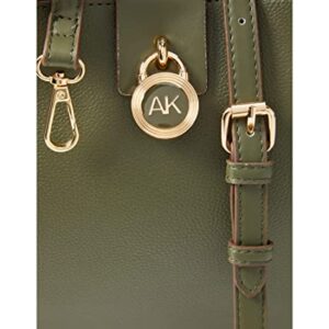 Anne Klein AK Lock Satchel, Moss