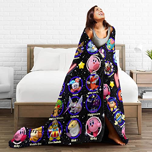 senoi Cartoon Blankets Super Soft Lightweight Throw Blanket Warm Flannel Blanket for Bed Sofa, (Cartoon 1, 50''x40'')